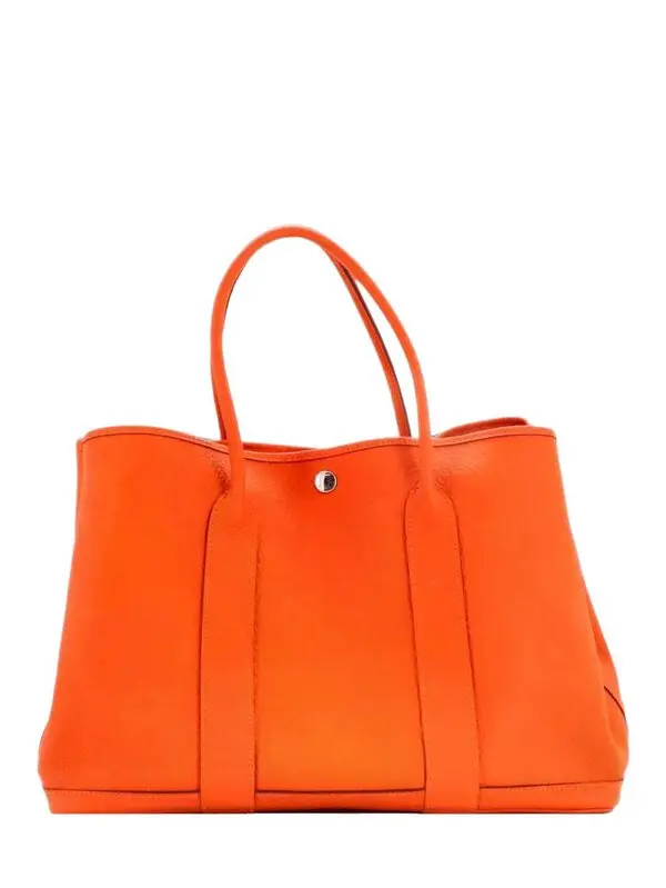 Hermès Garden Party Leather 36 Tote Bag - Orange