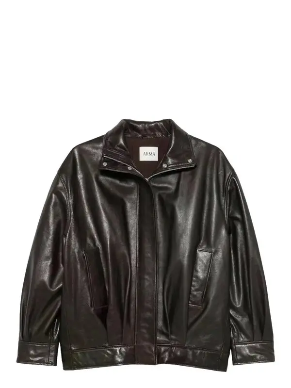 ARMA Paula Leather Jacket - Brown