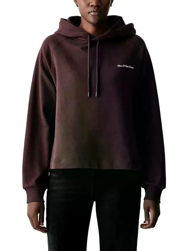 Marc O'polo Logo-print Hoodie - Brown