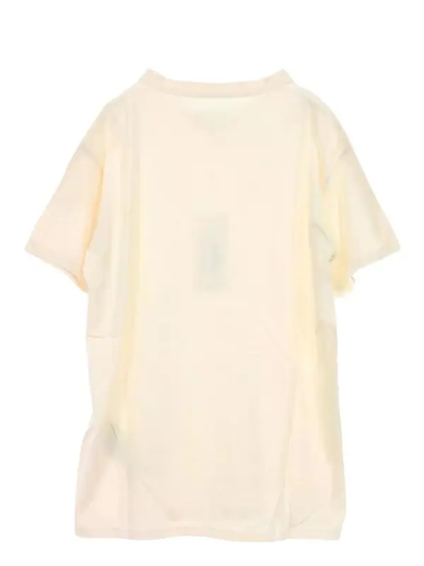 MAISON MARGIELA 2020s Logo Print Short Sleeve T-shirt - Neutrals