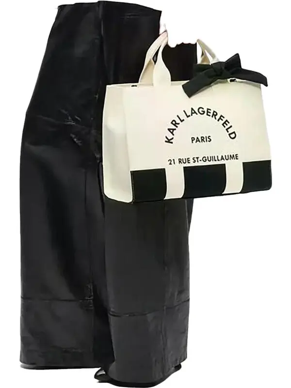 Karl Lagerfeld Rue St-guillaume Square Tote Bag - Neutrals
