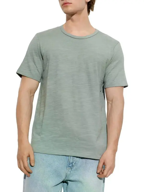 Rag & Bone Classic Slub Crew-neck T-shirt - Green