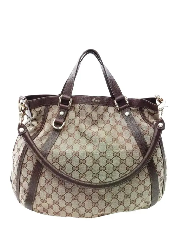 Gucci 2000s Gg Abby Canvas Tote Bag - Neutrals