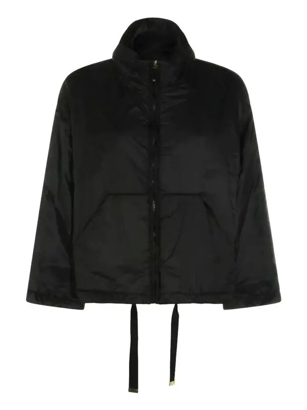 Max Mara The Cube High-neck Coat - Black