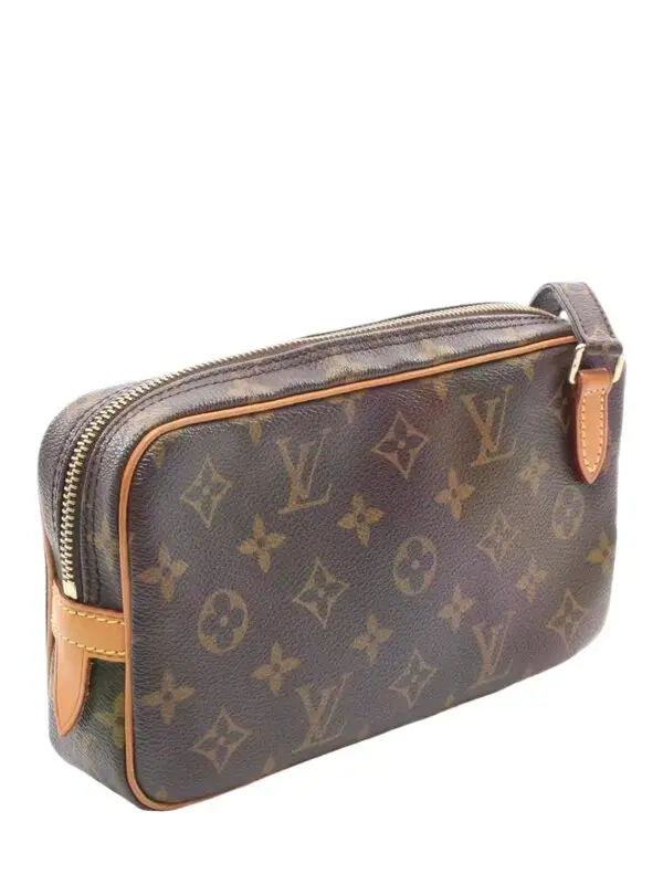 LOUIS VUITTON 2003 Monogram Marly Bandouliere Shoulder Bag - Brown