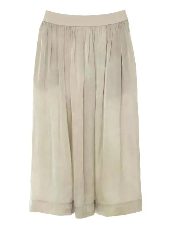 UMA WANG Gillian Midi Pleated Skirt - Neutrals