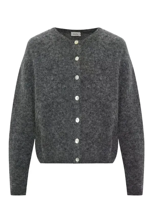 American Vintage Button-fastening Cardigan - Grey