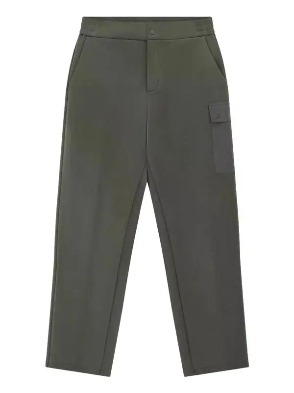 Boggi Milano Joggers In Cotton Blend Scuba B Tech - Green