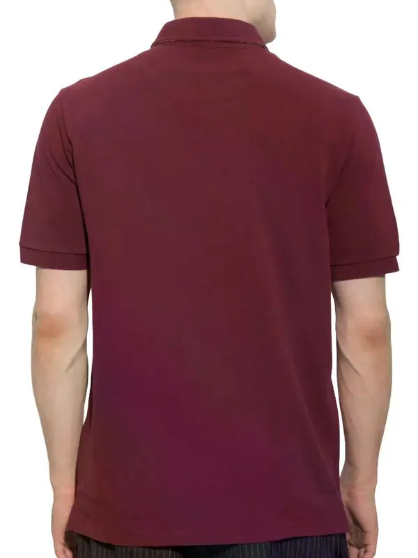 Etro Embroidered-logo Polo Shirt - Red