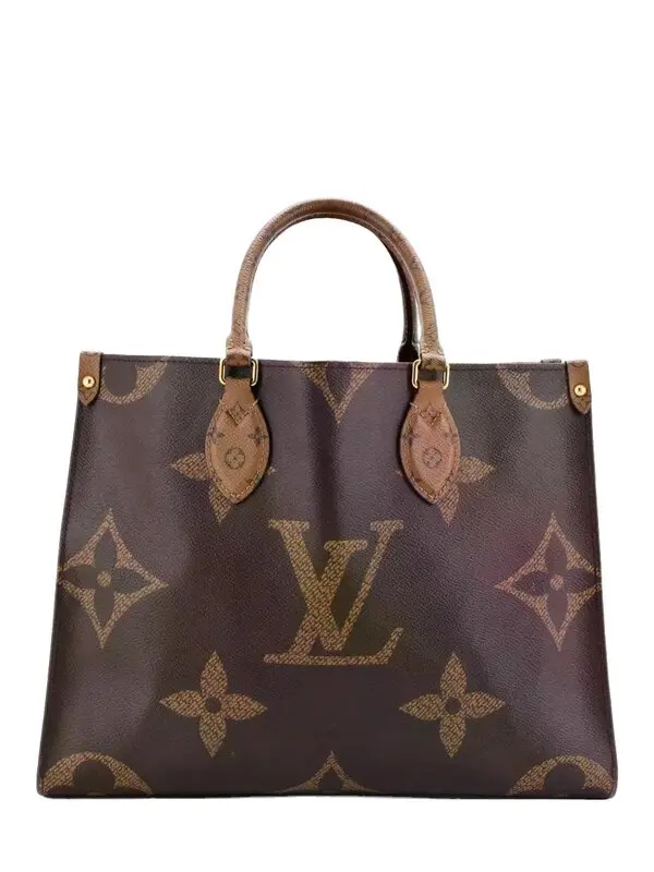 LOUIS VUITTON Onthego Reverse Monogram Giant Mm Tote Bag - Brown