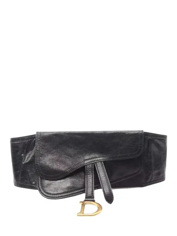Dior 2010s Saddle Belt - Black