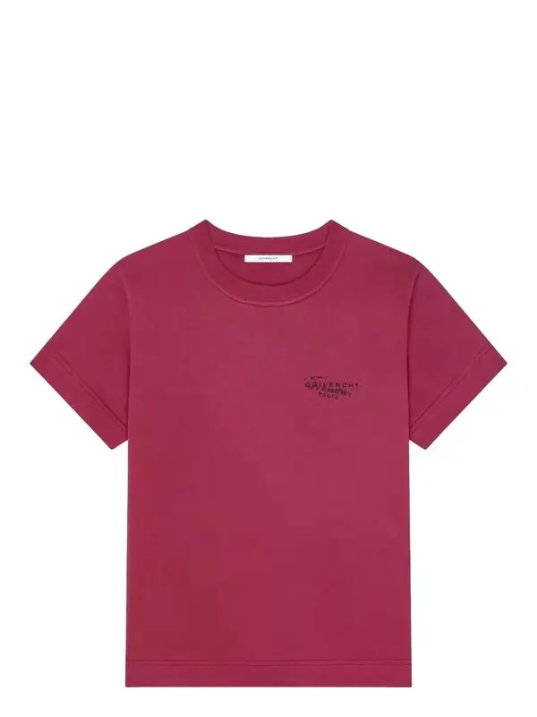Givenchy Logo-print Cotton T-shirt - Red