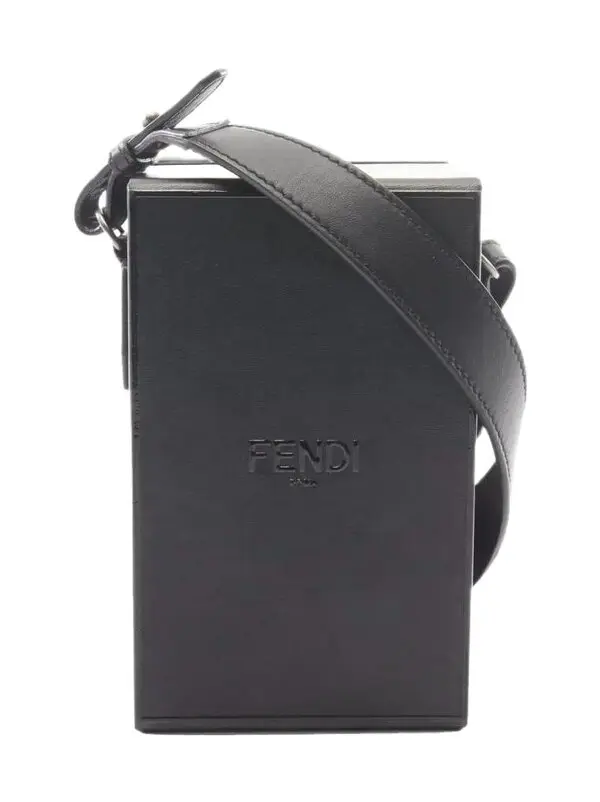 Fendi 2010s Logo Cross Body Bag - Black