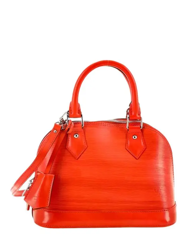 LOUIS VUITTON Alma Handbag Epi Leather Bb Satchel - Orange