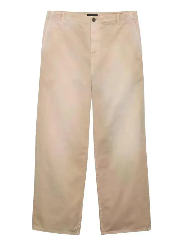 Prada Gabardine Pants - Neutrals