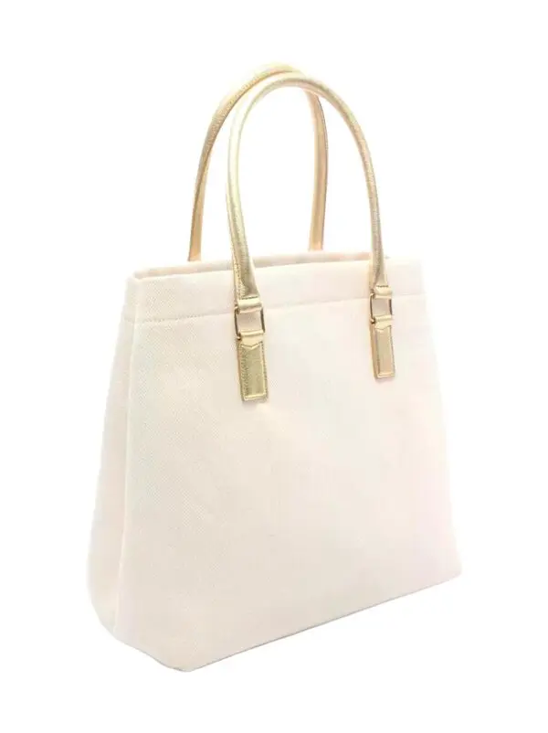 Celine 2000s Horizontal Cabas Logo-print Tote Bag - Neutrals