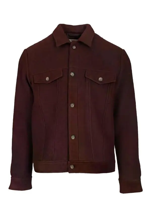 Al Duca D'aosta Button-up Flap-pocket Jacket - Red