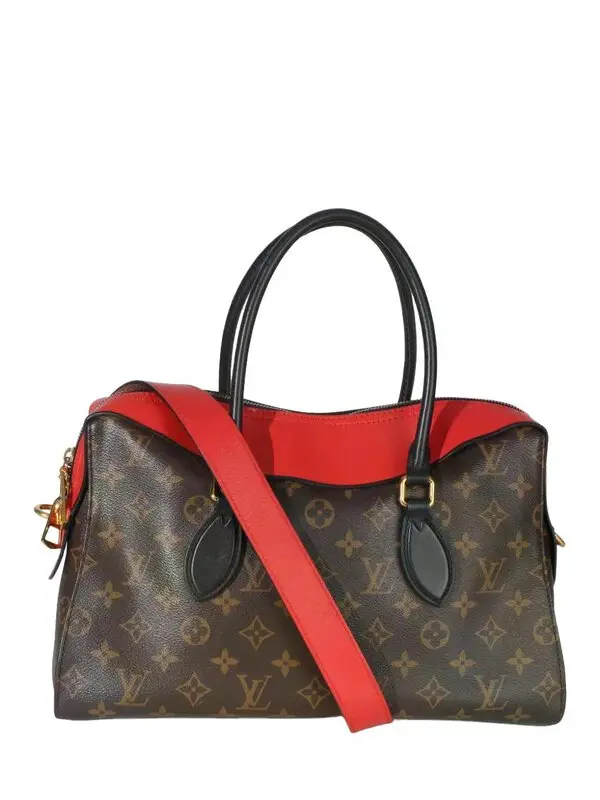 LOUIS VUITTON 2021 Nm Tuileries Monogram Canvas Handbag - Brown