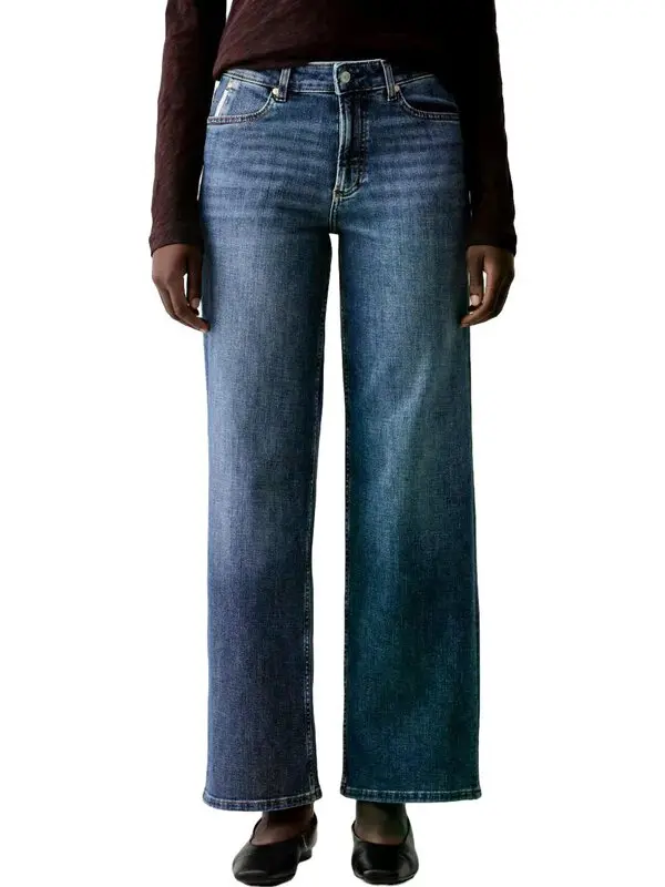 Marc O'polo Tomke Wide-leg Jeans - Blue