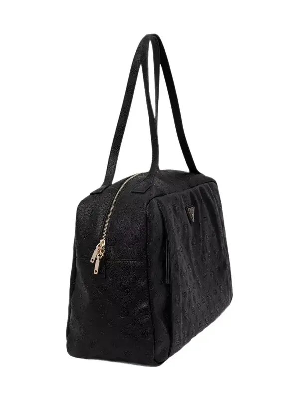 Guess Devon Logo-embossed Tote Bag - Black