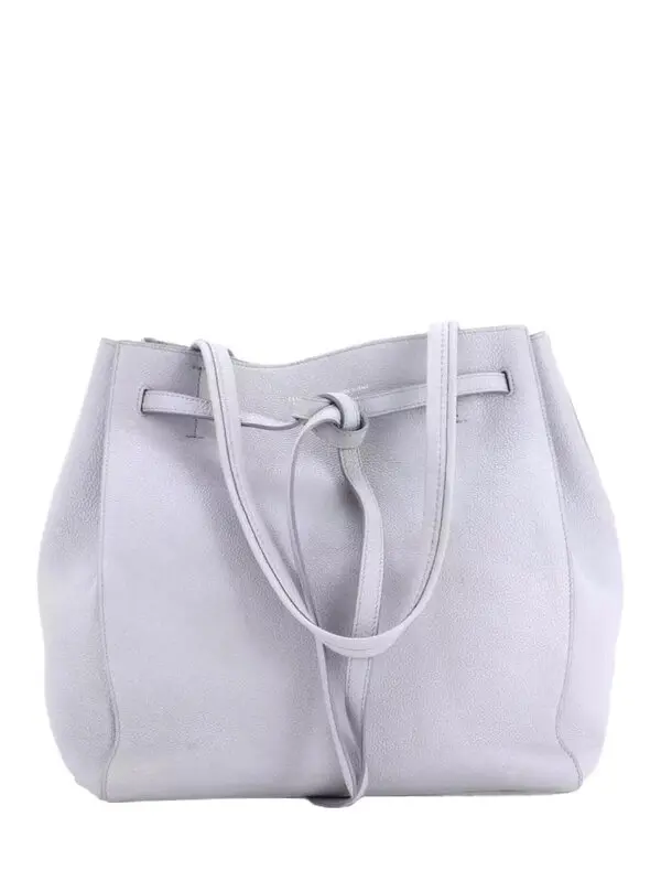 Celine Phantom Tie Cabas Leather Medium Tote Bag - Blue