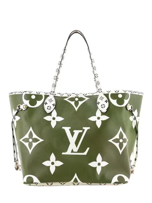 LOUIS VUITTON Neverfull Nm Limited Edition Colored Monogram Giant Mm Tote Bag - Green