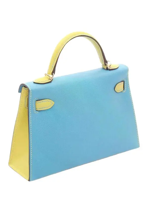 Hermès 2010s Mini Kelly 2 Two-way Shoulder Bag - Blue