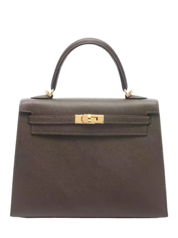 Hermès 2010s Kelly 25 Epsom Tote Bag - Brown