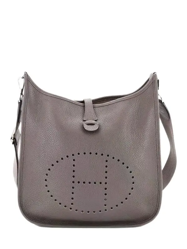 Hermès Evelyne Bag Gen Iii Clemence Pm Crossbody Bag - Grey