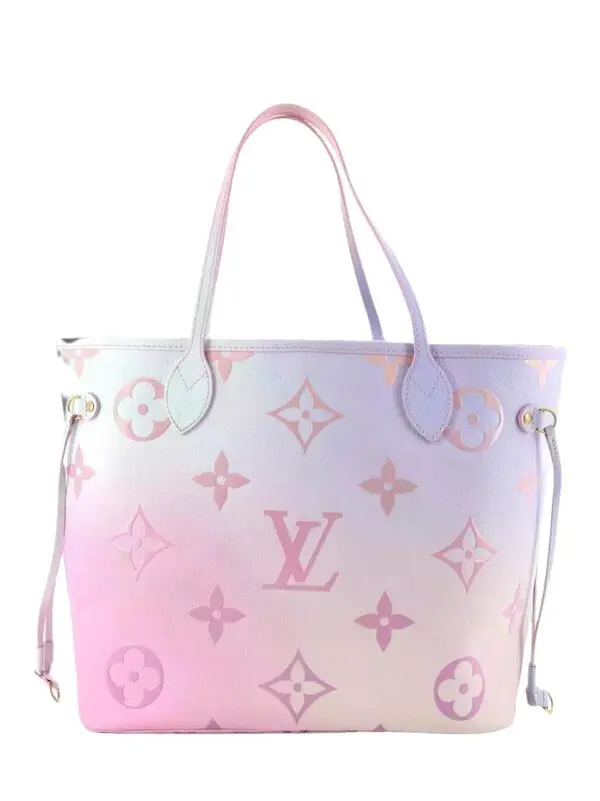 LOUIS VUITTON Neverfull Nm Spring In The City Monogram Giant Canvas Mm Tote Bag - Multicolour