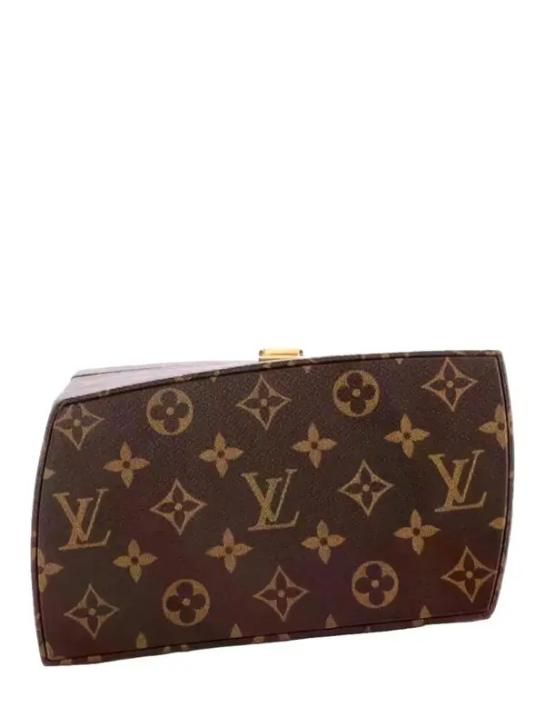 LOUIS VUITTON Monogram Twisted Box Satchel - Brown