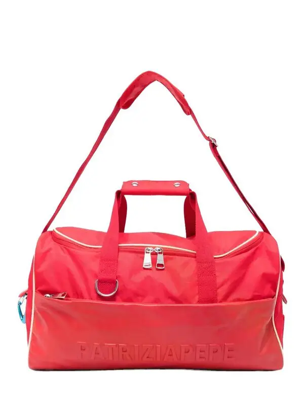 Patrizia Pepe Logo-embossed Holdall Bag - Red