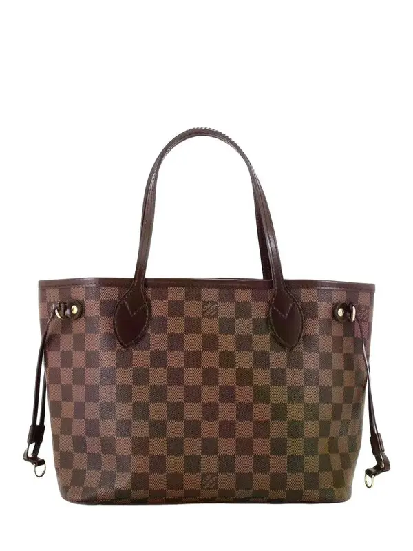 LOUIS VUITTON Neverfull Nm Damier Pm Tote Bag - Brown
