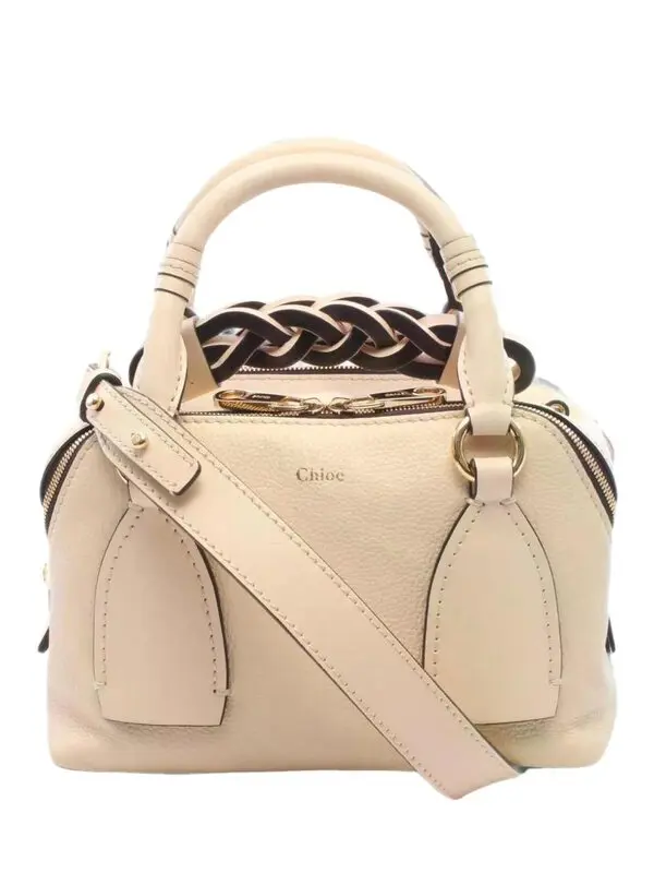 Chloé 2010s Daria Leather Tote Bag - Neutrals