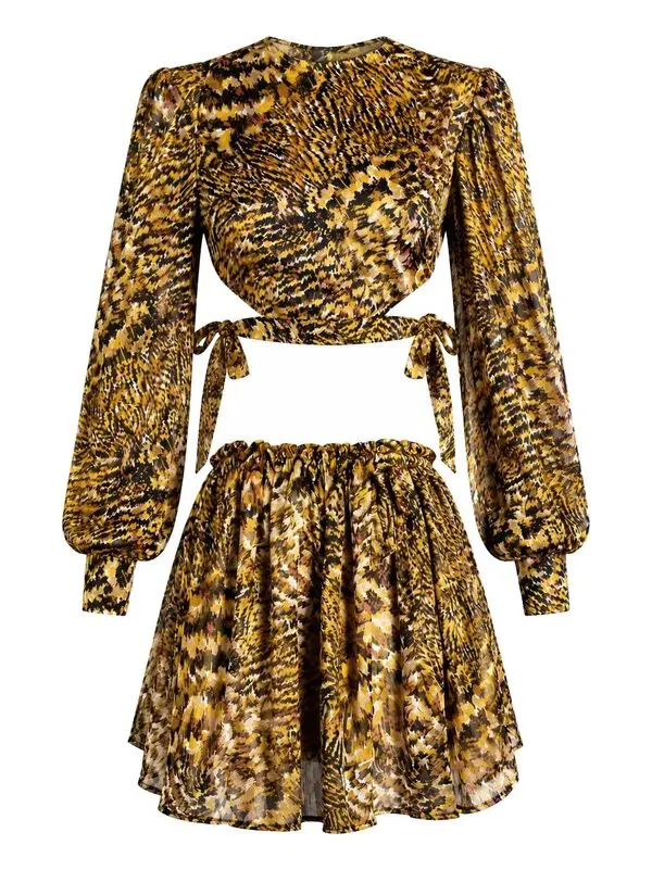 MAUI X LOLITA Neutrals / Gigi Two-piece Skirt Set - Black