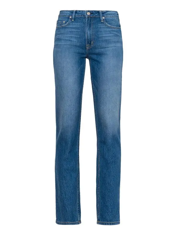 NOEND Eve Slim Straight Crop Jeans In Cripple Creek - Blue