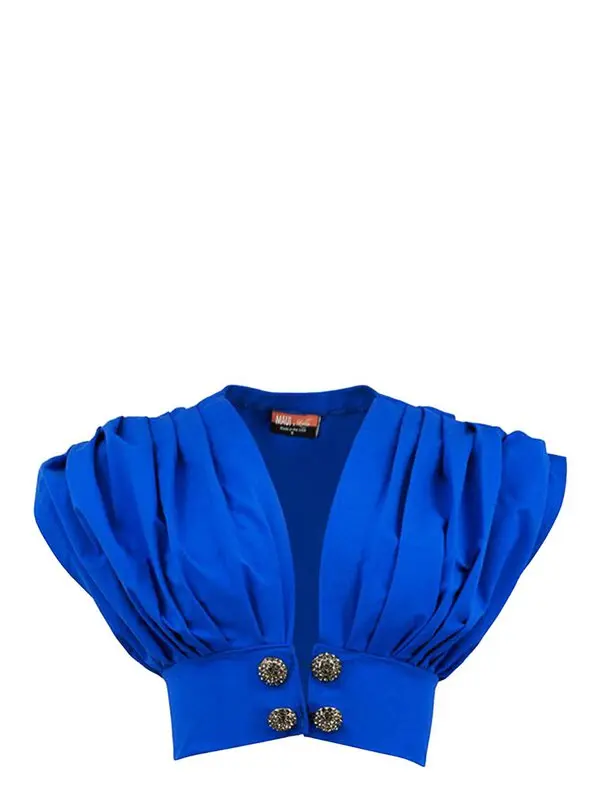 MAUI X LOLITA Rosalie Ruched Bubble Top - Blue