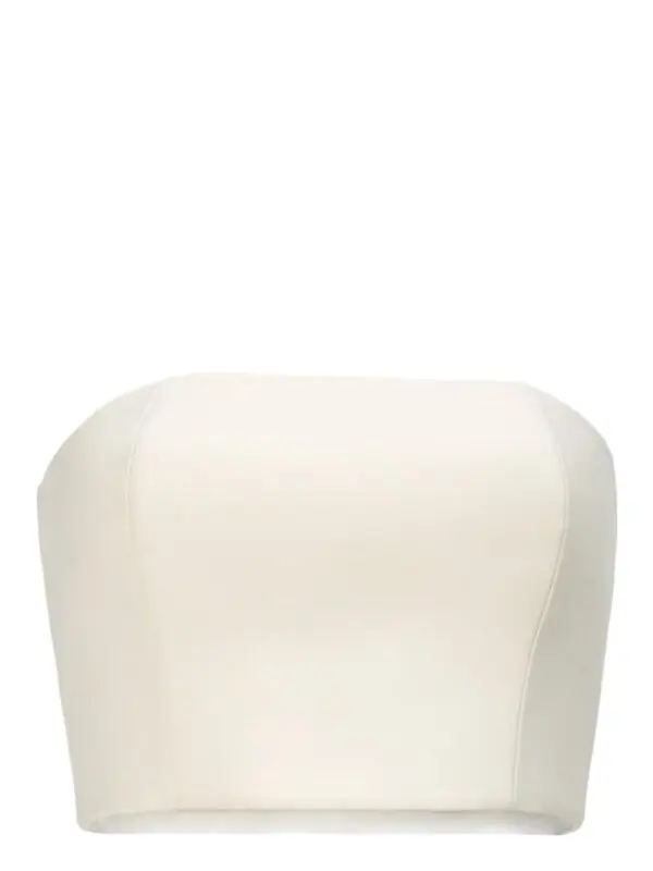 NOMI FAME Moco Creamy Corset Top - White