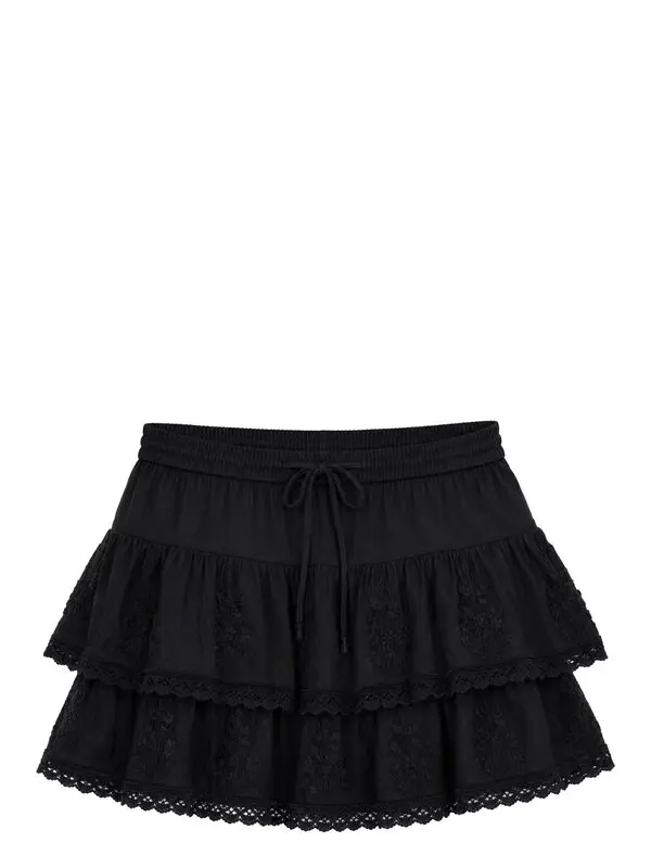 MUCHE & MUCHETTE Coquette Skort - Black