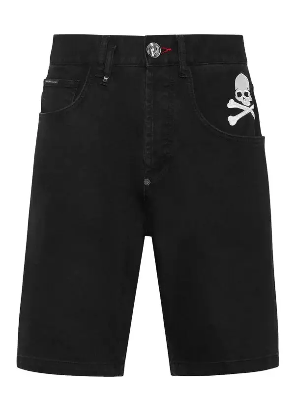 Philipp Plein Denim Formentera Shorts Basics - Black