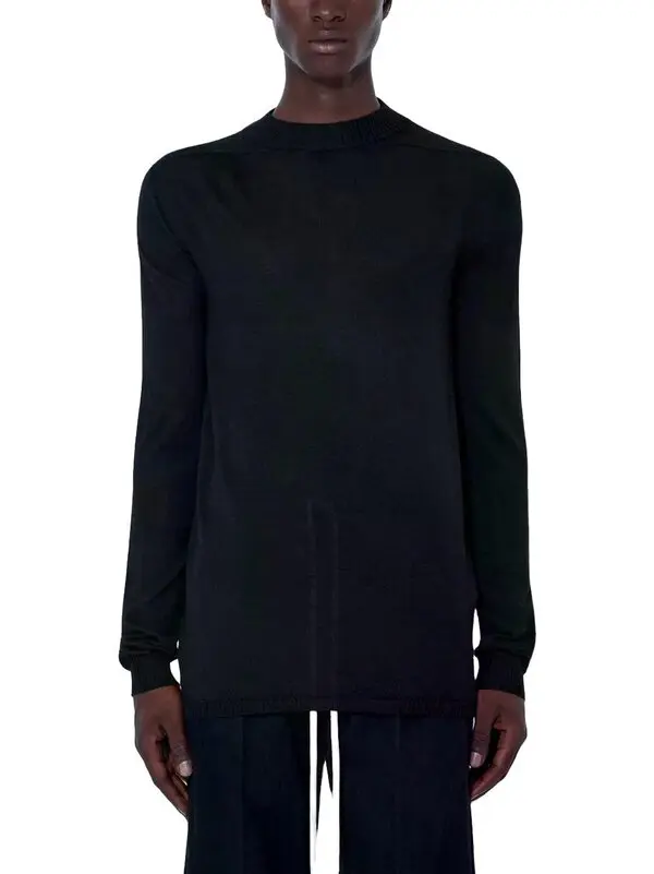Rick Owens Level Lupetto Long-sleeve Sweater - Black