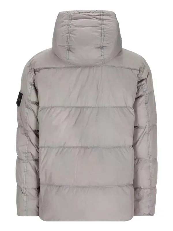 Stone Island Crinkle Reps Ny Padded Jacket - Grey