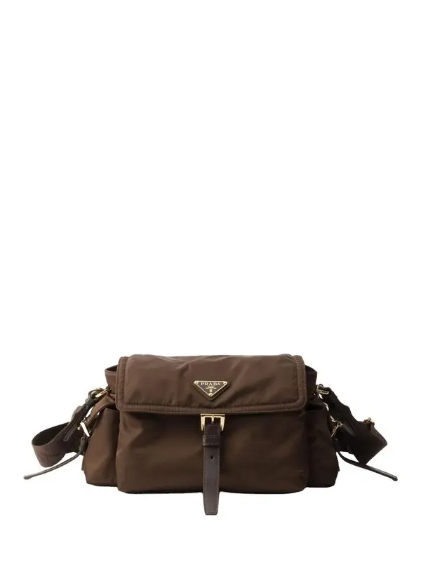 Prada Explore Medium Re-nylon Shoulder Bag - Brown