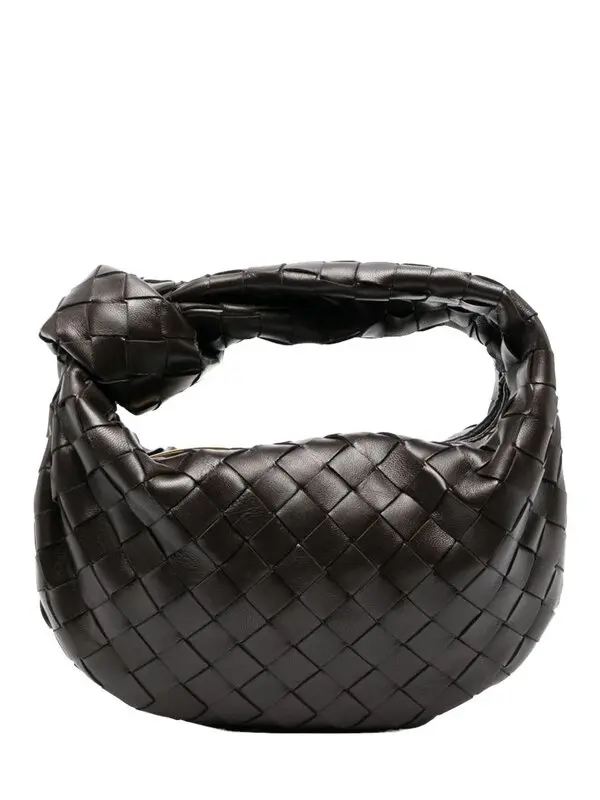 Bottega Veneta Jodie Mini Leather Handbag - Brown