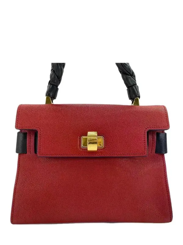 Miu Miu 2014 Madras Click Tote Bag - Red