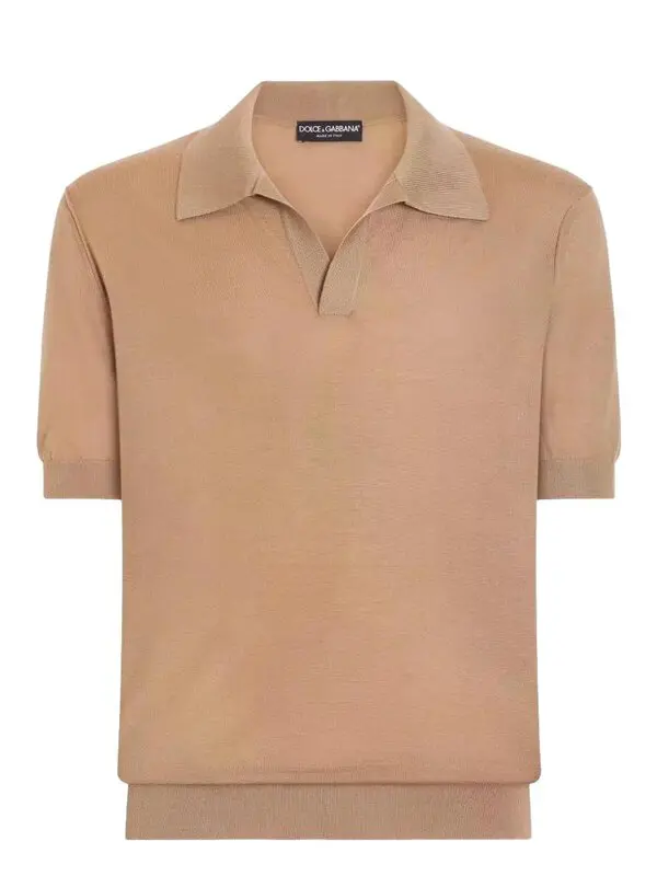Dolce & Gabbana V-neck Top - Neutrals