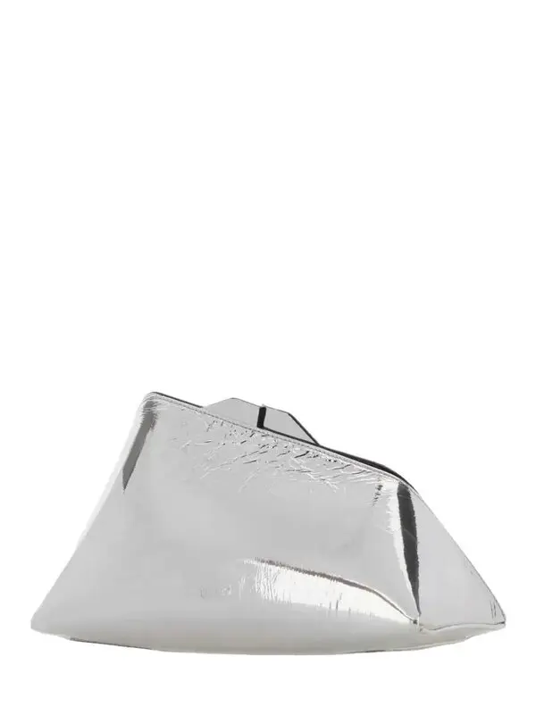 Attico 8.30 Pm Leather Clutch Bags - Silver