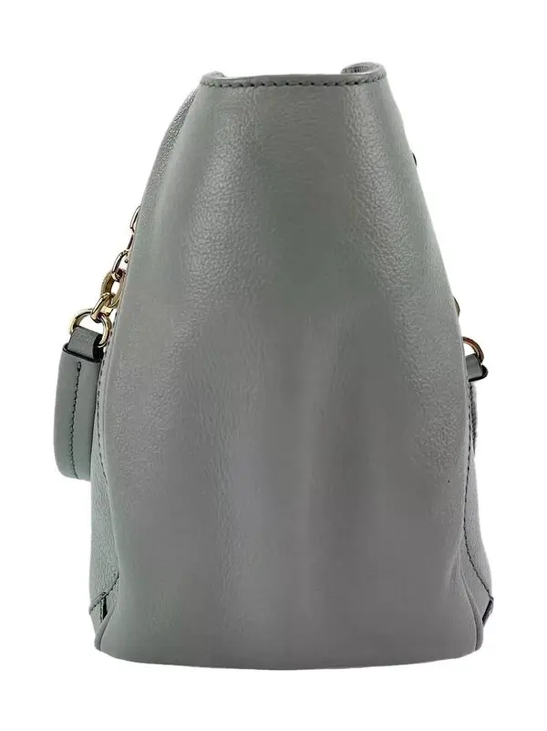 FERRAGAMO 2010s Gancini Handbag - Grey