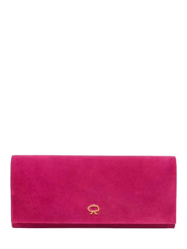 GIANVITO ROSSI Logo-detail Clutch Bag - Pink
