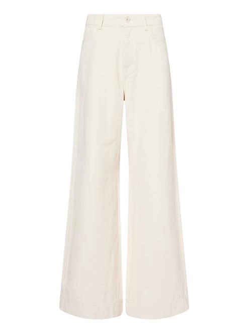 Max Mara Regular-fit Wide-leg Jeans - Ecru